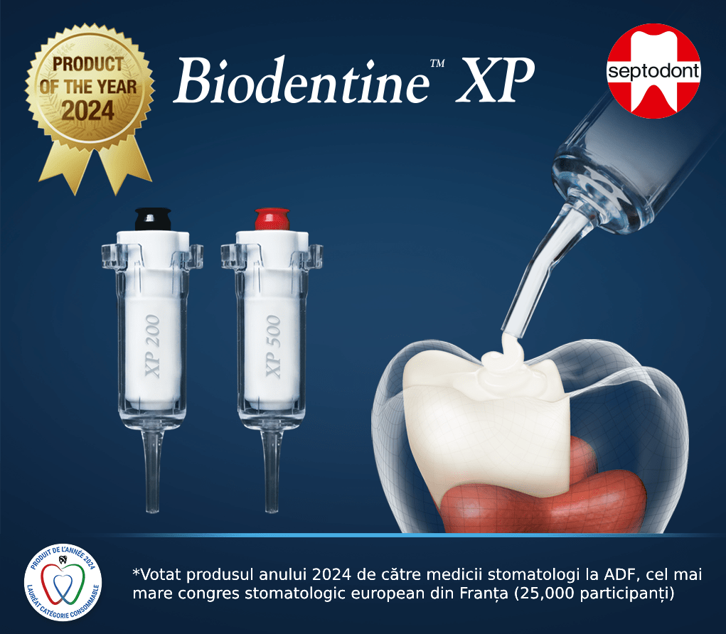 Biodentine XP premiat Produsul Anului 2024 - Septodont Romania